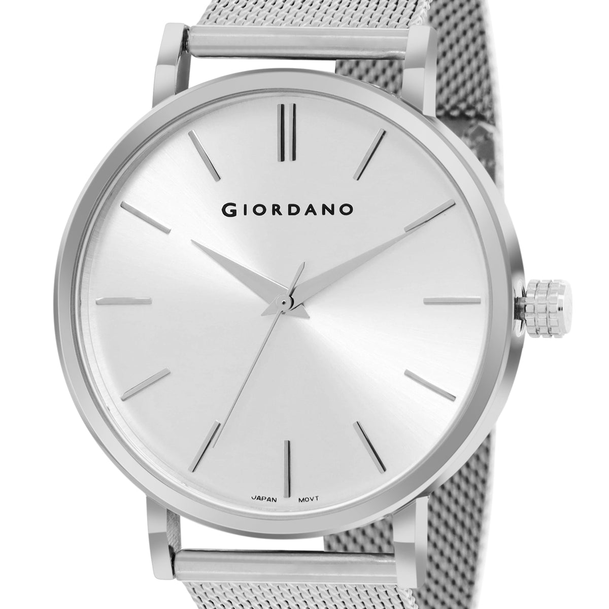 Giordano Analog Watch for Men Stylish Metal Strap| 3 Hands Mechanism ...