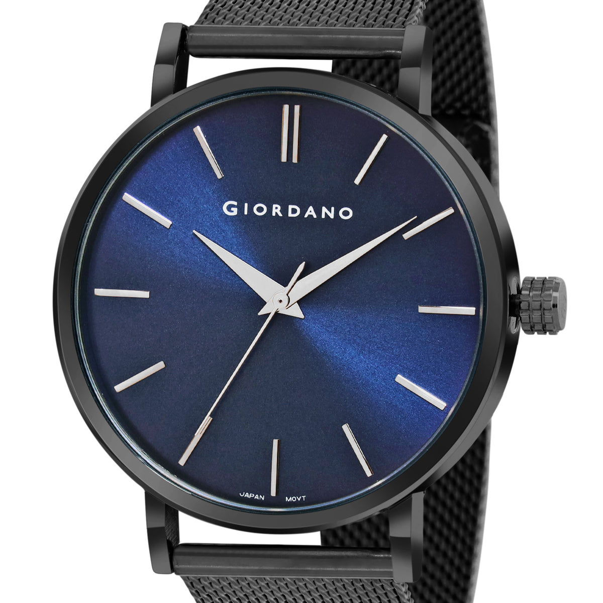 Giordano Analog Watch for Men Stylish Metal Strap| 3 Hands Mechanism ...